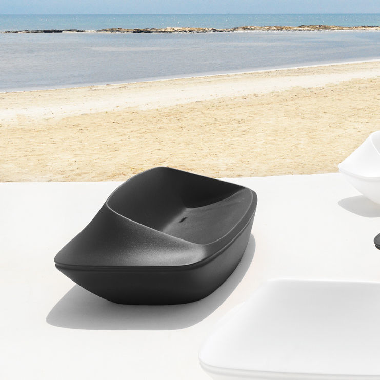 Contemporary sofa - UFO - VONDOM - garden / polyethylene / LED-illuminated