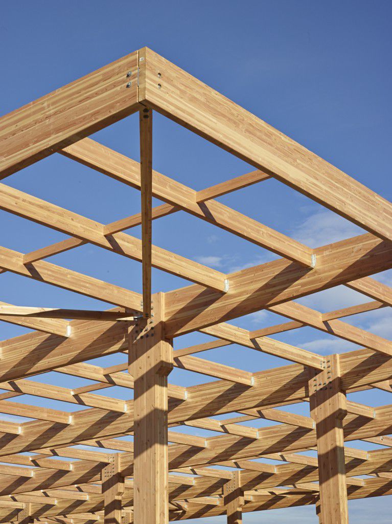 Solid wooden truss - LAMWOOD - PIVETEAU BOIS - framing / commercial