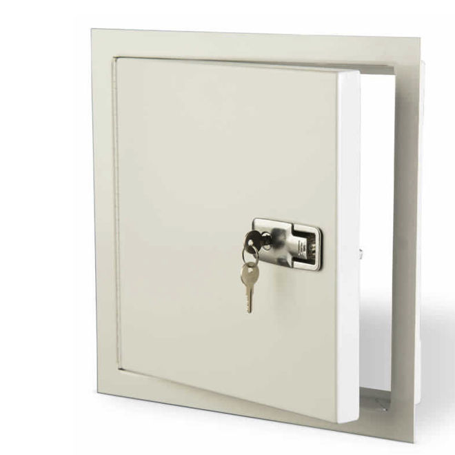 Wall access hatch - MX - KARP Associates, Inc. - square / stainless ...