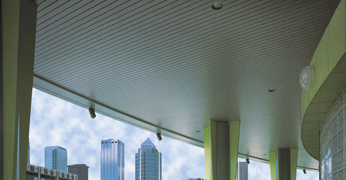 Metal suspended ceiling - PLANARMACRO® / MACROPLUS™ - CHICAGO METALLIC ...