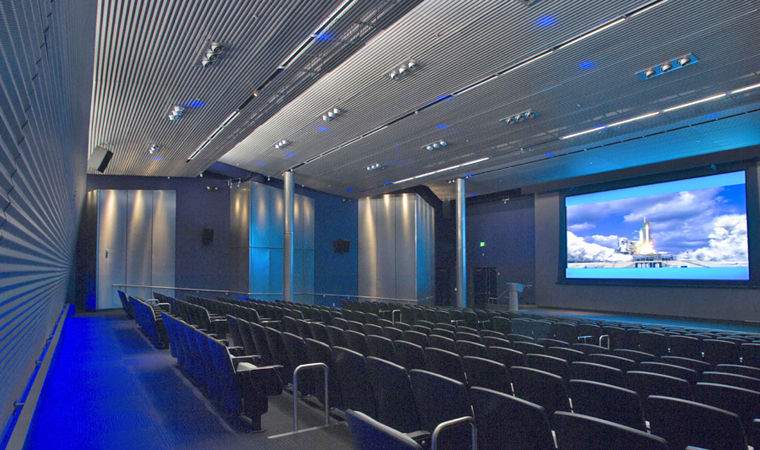 Aluminum suspended ceiling - ALPRO - Gordon - panel / acoustic / curved