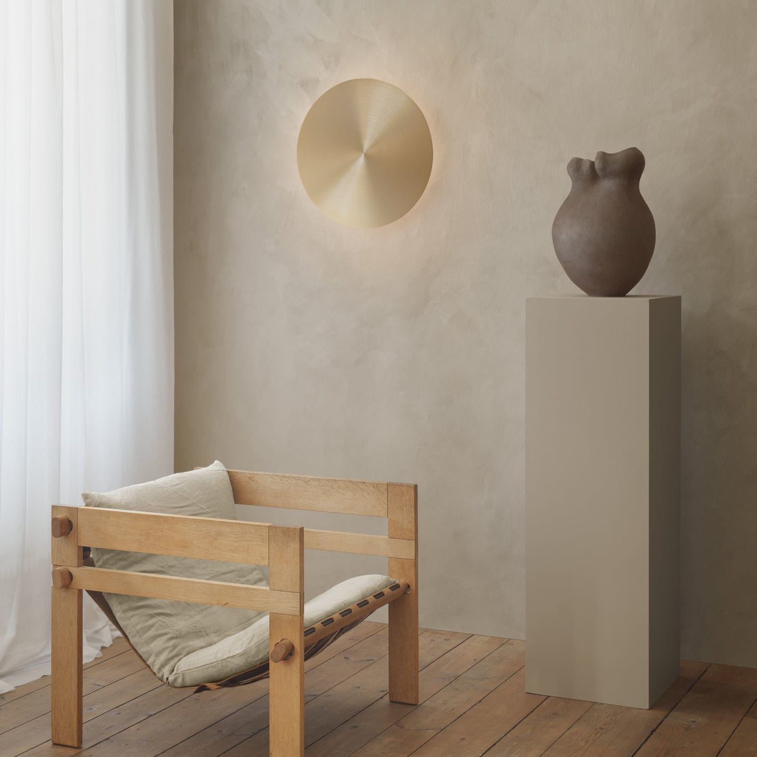 Minimalist design wall light - ALBA - ATELJE LYKTAN - indoor / anodized ...