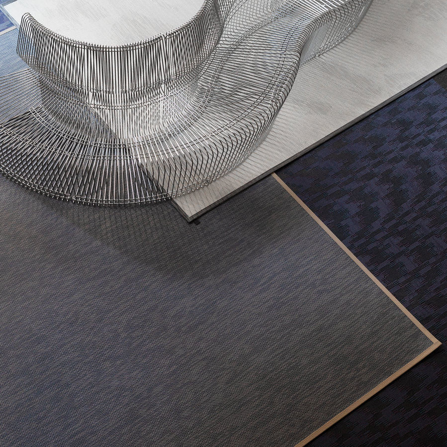 Contemporary rug - EMERGE - SWIRL - BOLON - plain / polyester / PVC