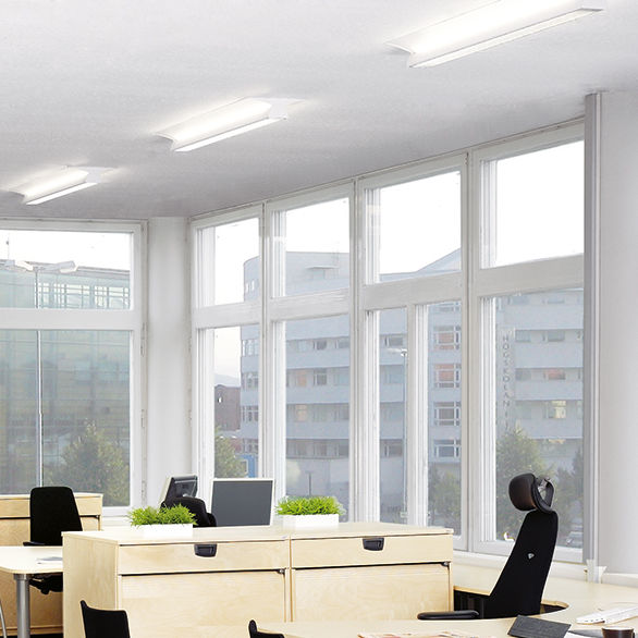 Surface-mounted light fixture - INDIGO CLIVUS - FAGERHULT - fluorescent ...