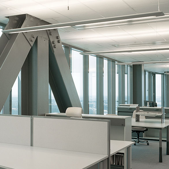 Hanging light fixture - LOOP - FAGERHULT - fluorescent / linear / IP20