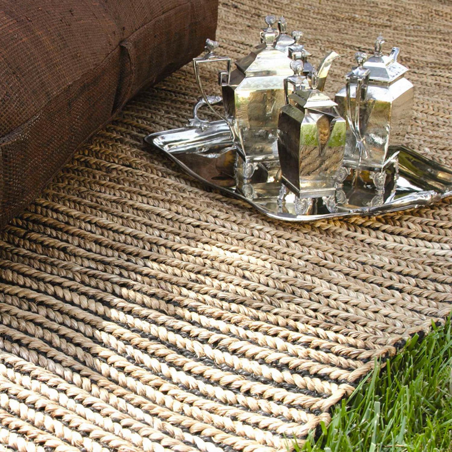 Contemporary rug - ETHNICS : SAHARA - NATURTEX - plain / abaca fiber ...