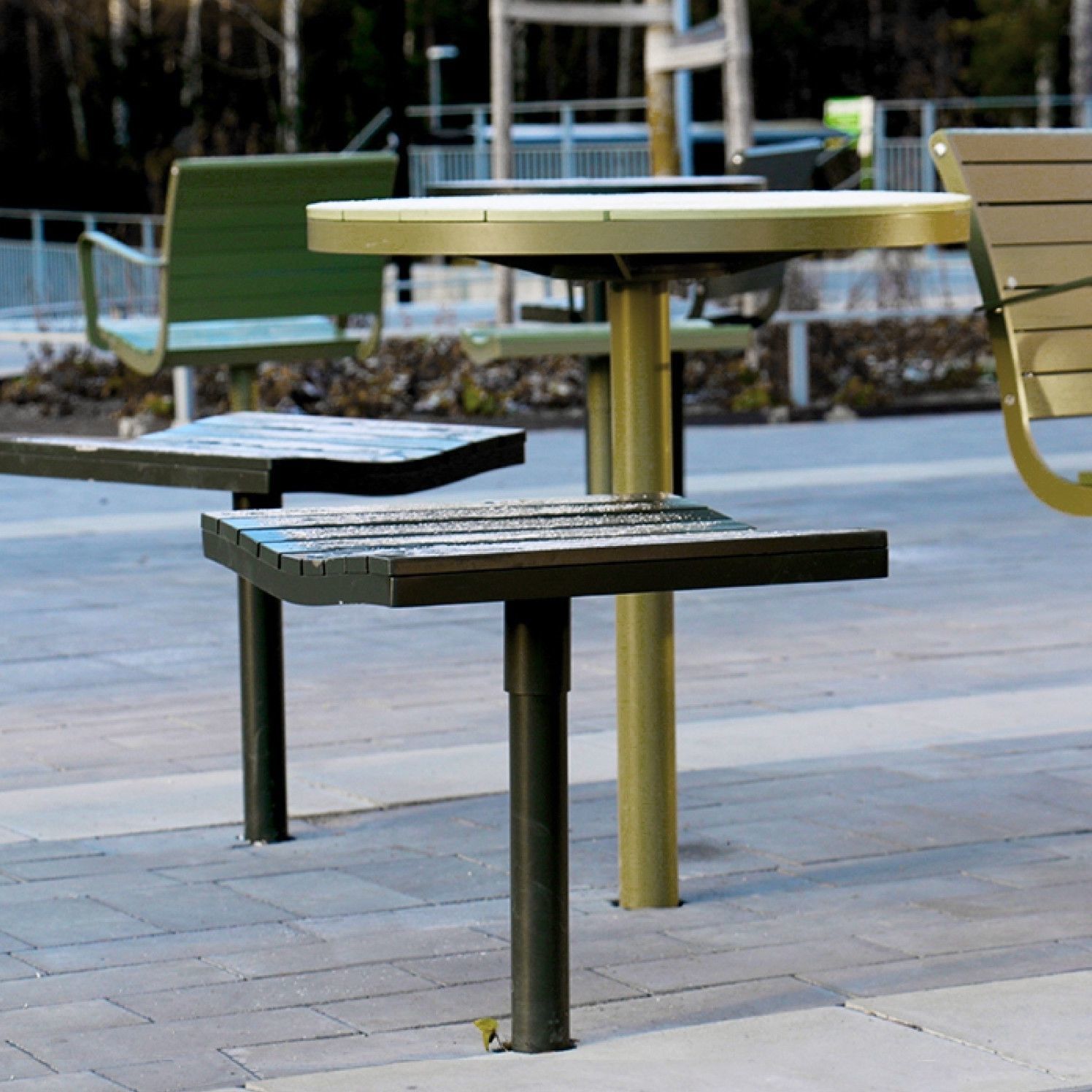 Contemporary stool - Parco - NOLA INDUSTRIER - oak / beech / pine