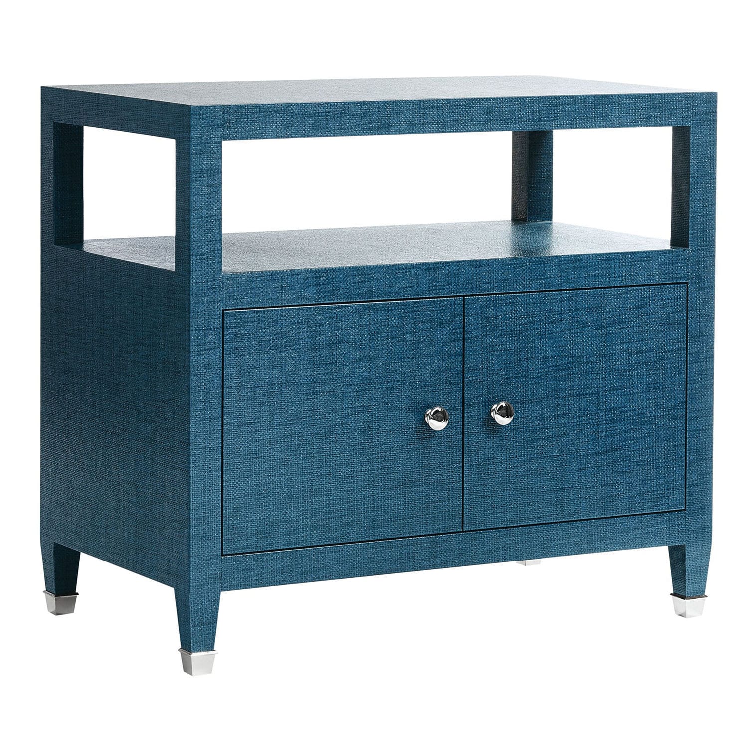 Contemporary side table - 7825-T24 - Thibaut - fabric / fabric base ...