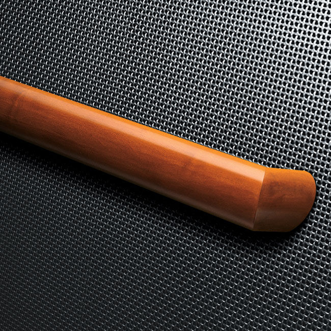 Wooden handrail - HRW-35 - CS - Construction Specialties - aluminum ...