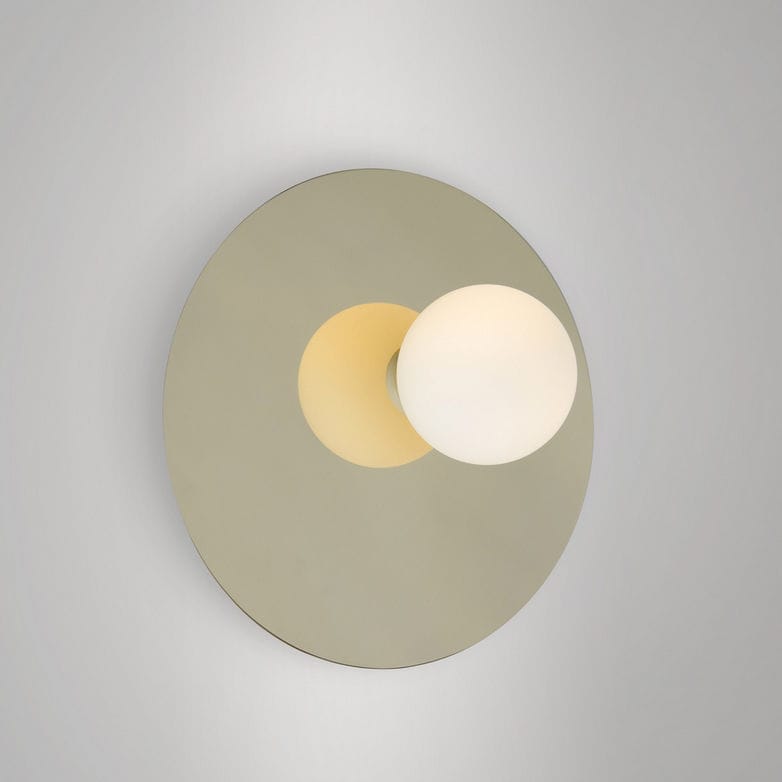 Contemporary wall light - DISC & SPHERE ASYMMETRICAL - Atelier Areti ...