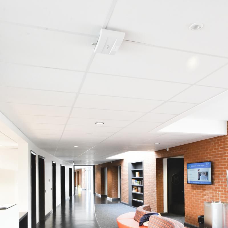 Glass wool suspended ceiling - GEDINA™ A - Saint-Gobain Ecophon - tile ...