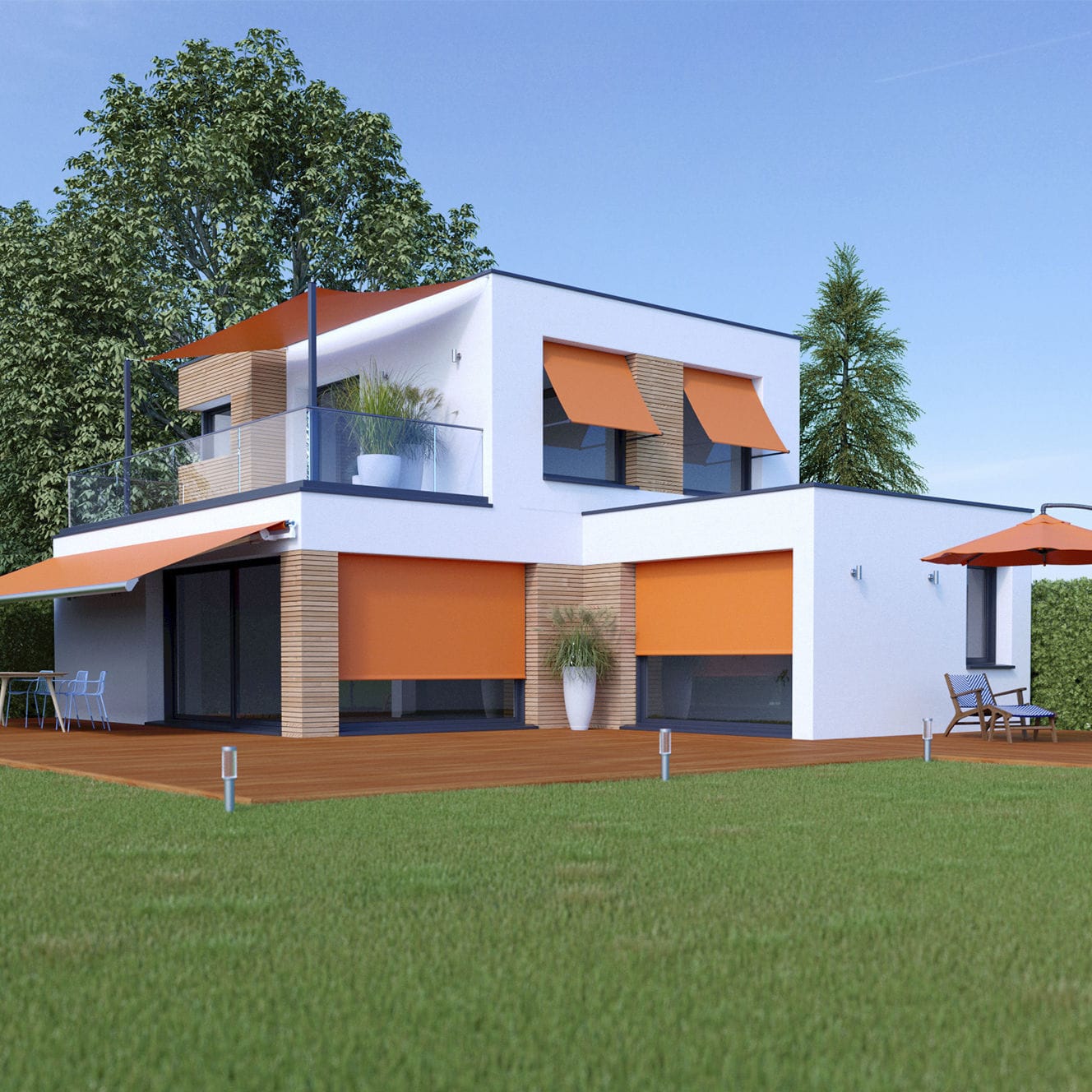 Solar protection canvas - INFINITY - DICKSON CONSTANT - plain / acrylic ...