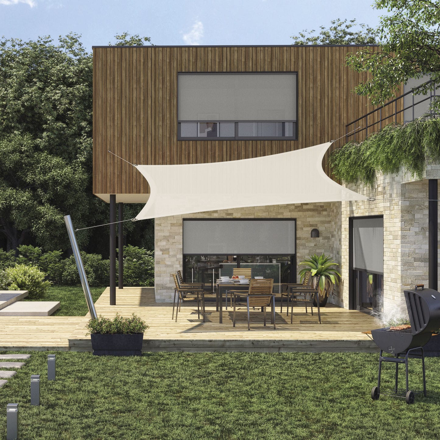 Solar protection canvas - SWK15 - DICKSON CONSTANT - plain / polyester ...