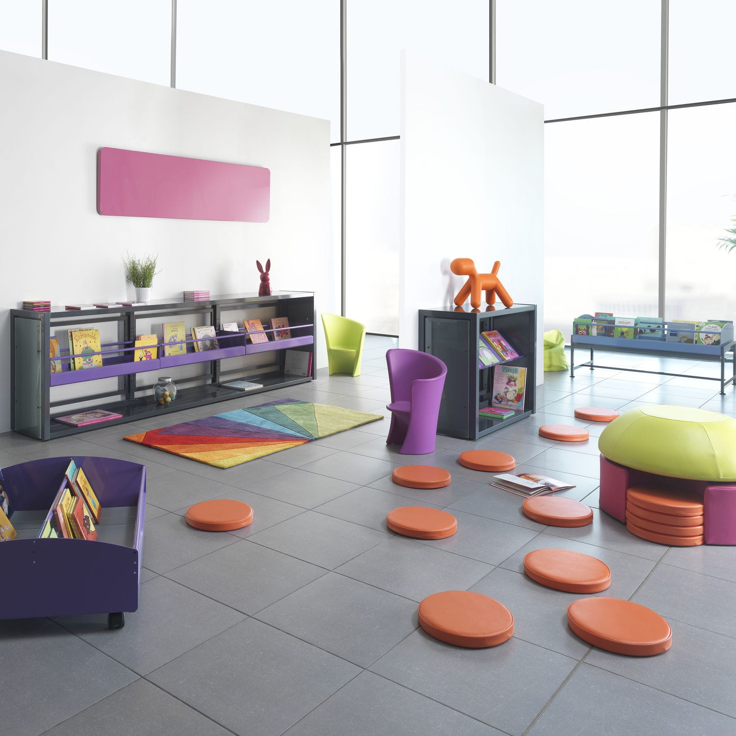 School shelving - KORTAZZ - DPC - horizontal / metal