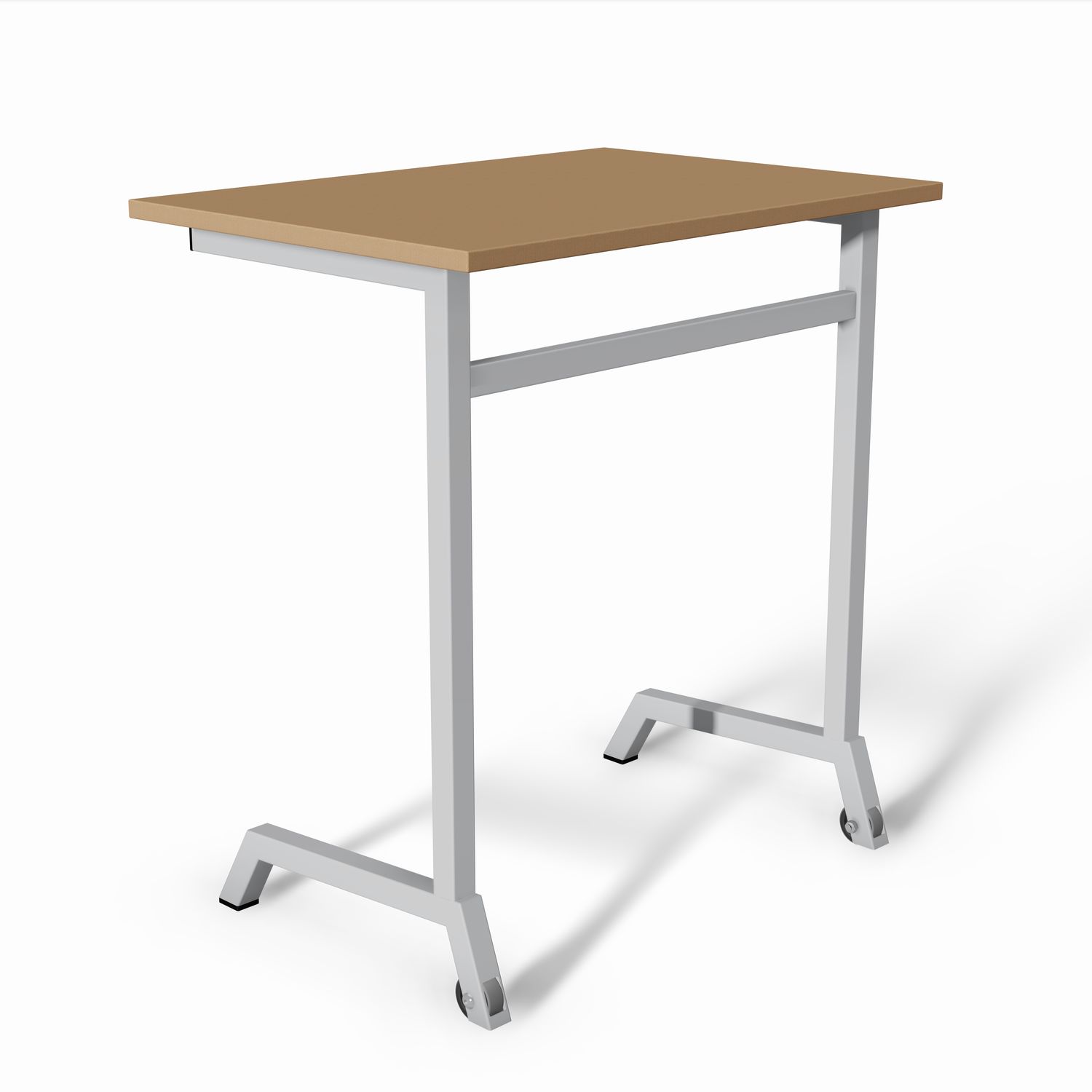 Contemporary classroom table - MIDS - DPC - laminate / melamine / steel ...