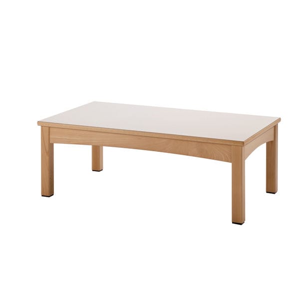 Contemporary coffee table - PARYS - DPC - laminate / beech base ...