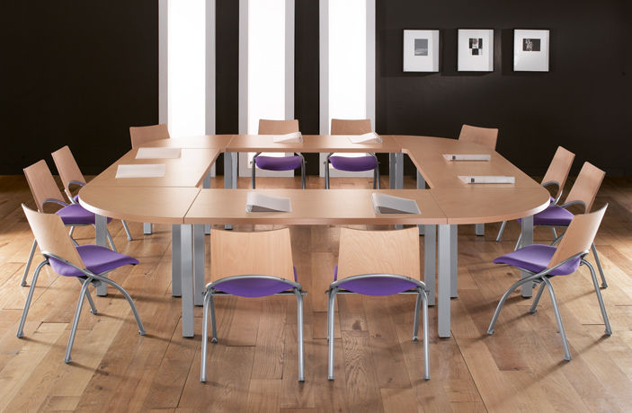 Melamine table top - SYNODYS - DPC - ABS / commercial