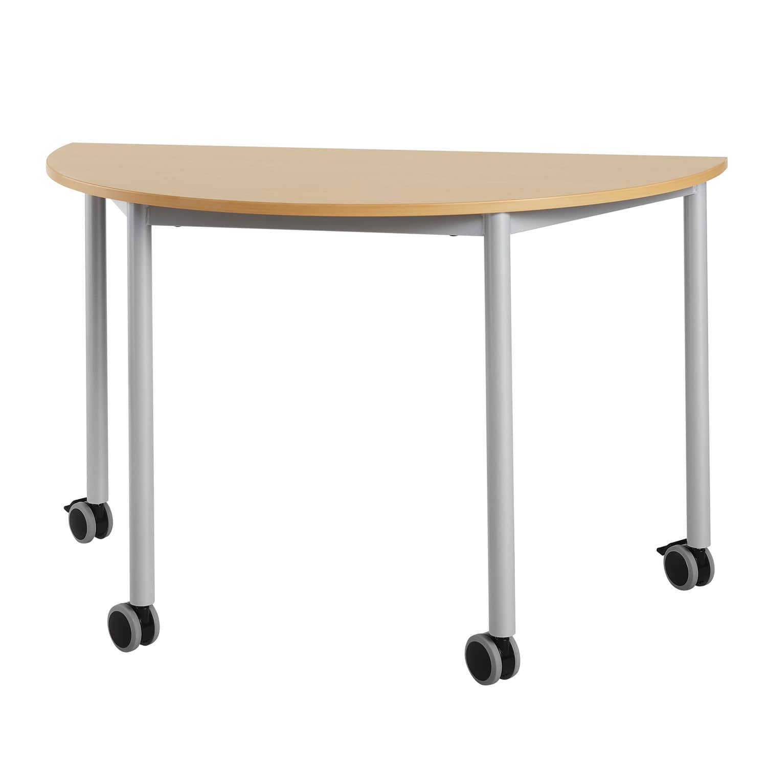 Contemporary table - ORGA - DPC - laminate / melamine / steel base