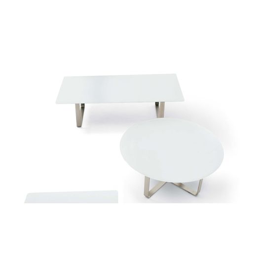 Contemporary coffee table - HIGHWAY - DPC - metal base / rectangular ...