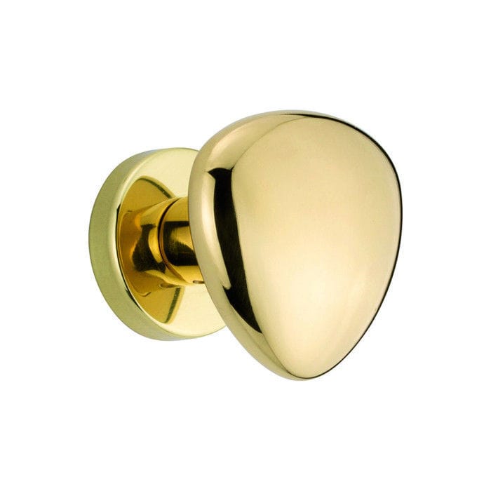 Contemporary door knob - Triangolo - REGUITTI - brass / polished / satin