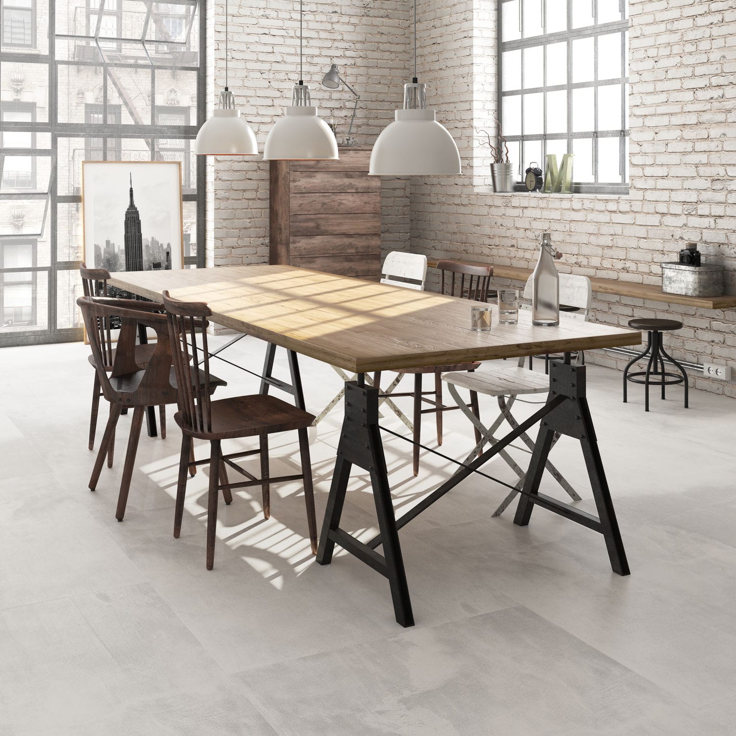 Indoor tile - TECHLAM® : SILK - Levantina - wall / porcelain stoneware ...