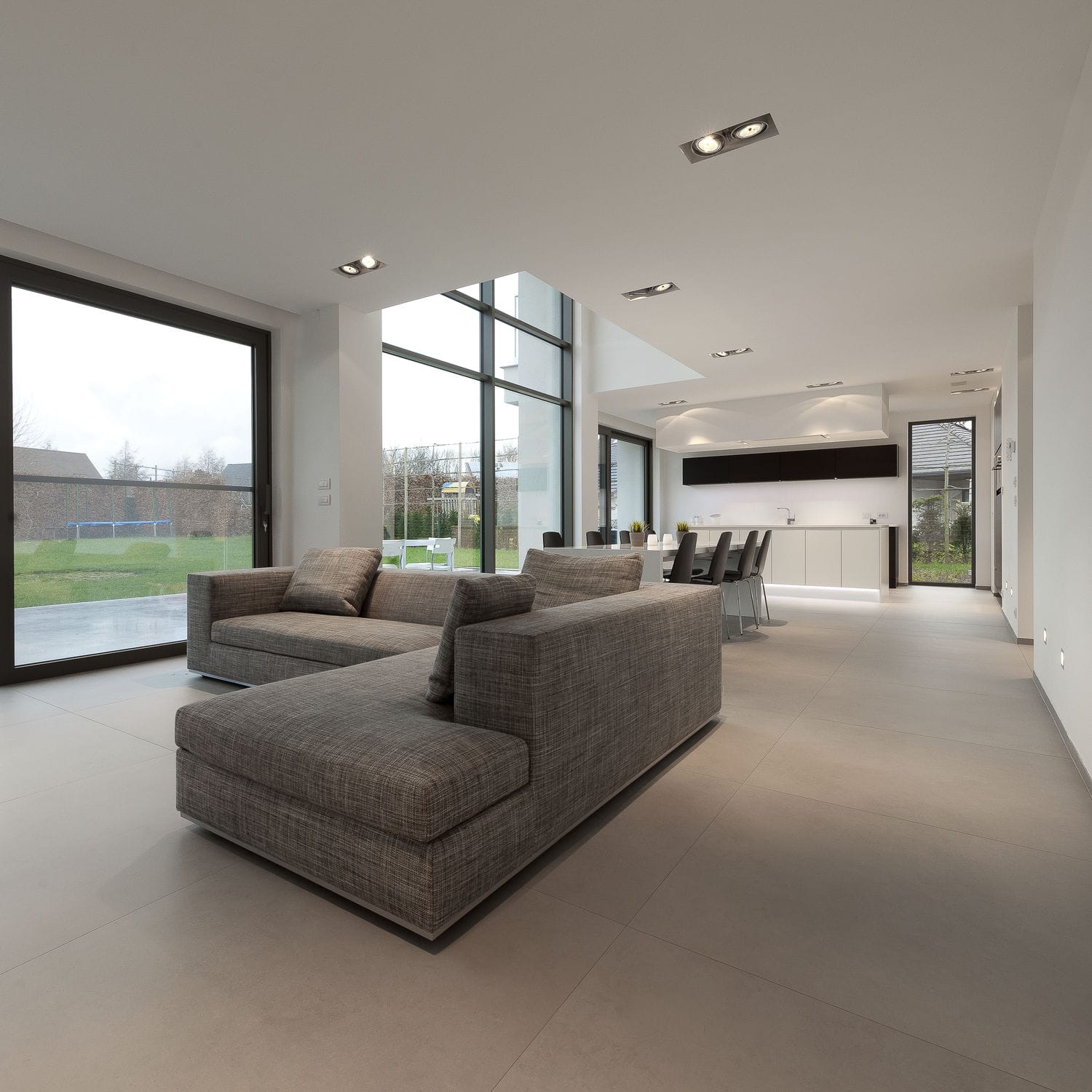 Porcelain stoneware tile - TECHLAM® : HYDRA PLOMO - Levantina - satin ...