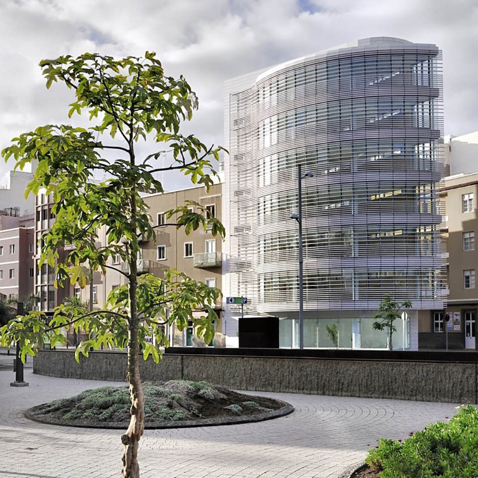 Ceramic solar shading - SPHERIC - FAVETON - for facade / vertical ...