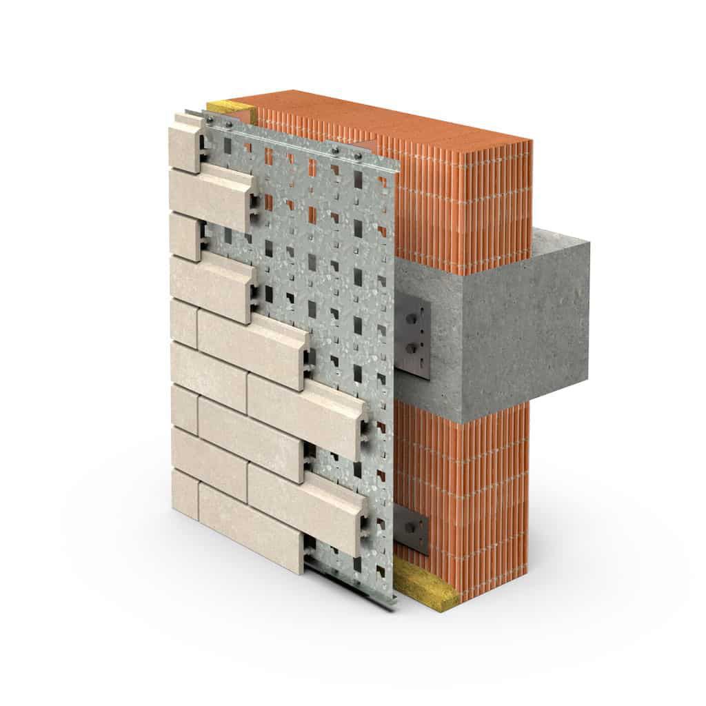 Brick look wall cladding panel - BT-21 - FAVETON - ceramic / exterior ...