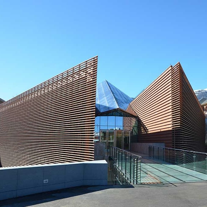 Ceramic solar shading - FAVETON - for facade / vertical / fixed