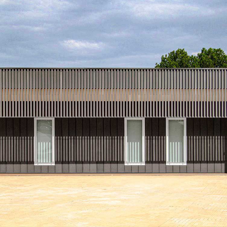 Ceramic solar shading - T - FAVETON - for facade / vertical / horizontal