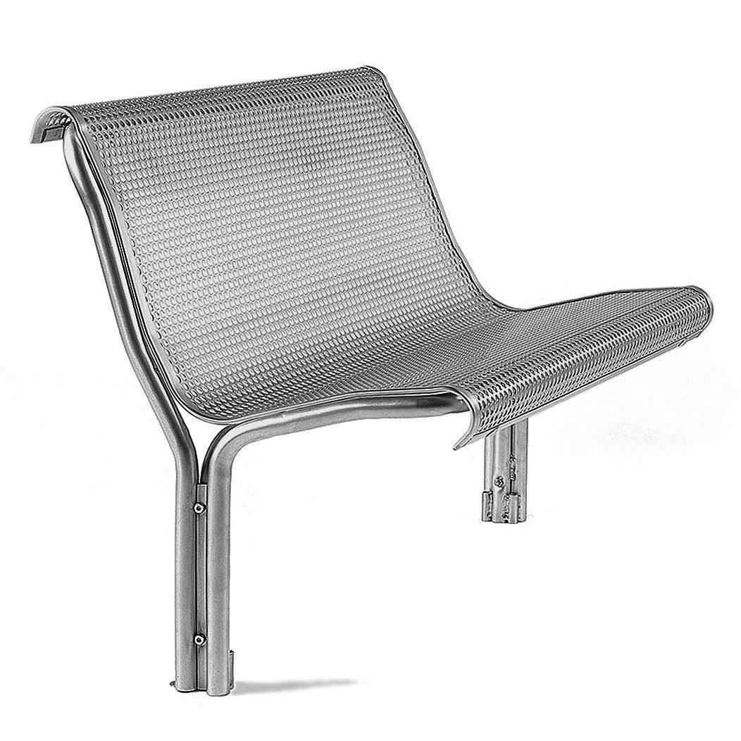 Contemporary public bench - Euroform K. Winkler GmbH - stainless steel ...