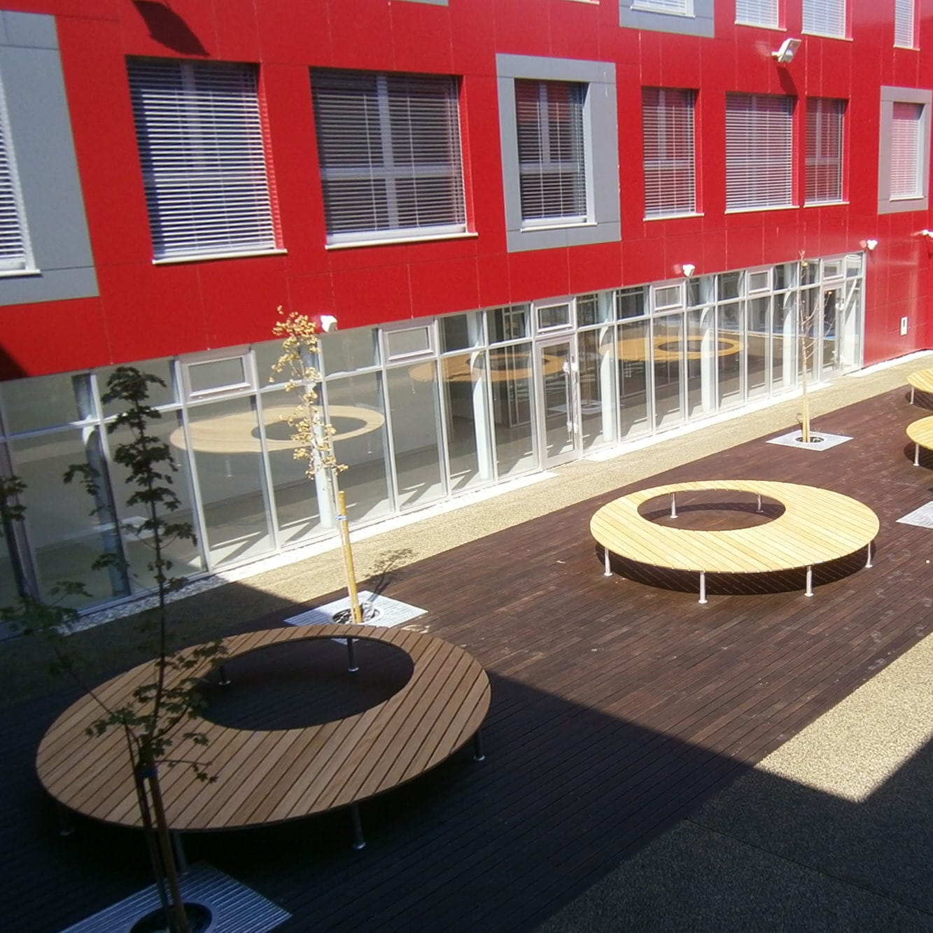 Contemporary public bench - CROATIA - Euroform K. Winkler GmbH - wooden ...