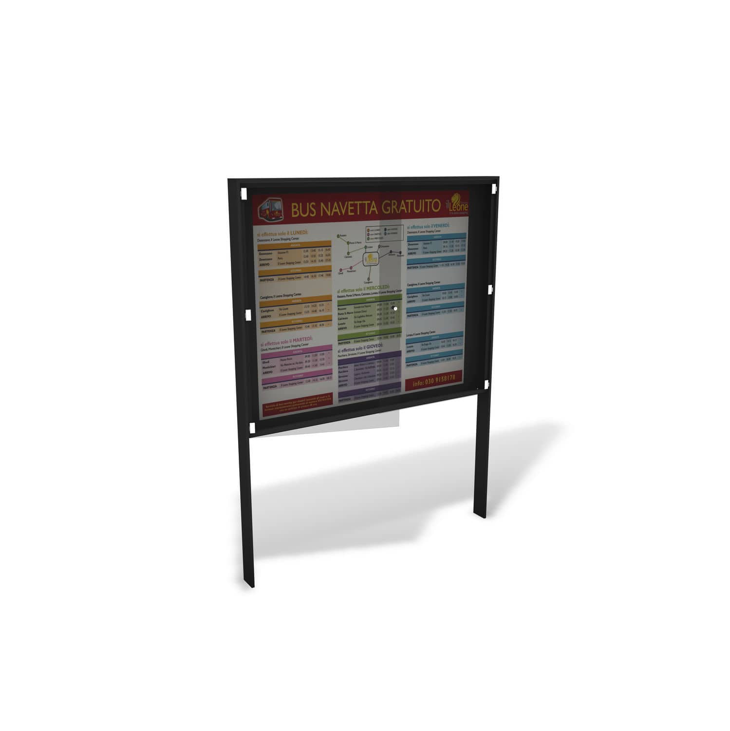 Floor-mounted signboard - LINEABACHECA - Euroform K. Winkler GmbH ...