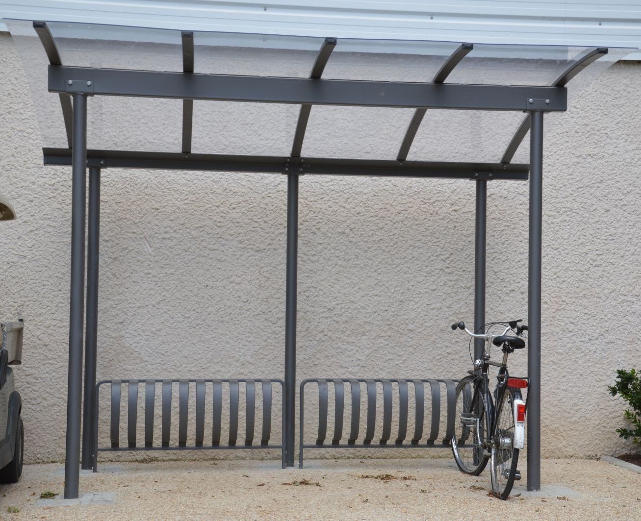 Polycarbonate canopy cycle shelter - COMBI BIKE - Euroform K. Winkler ...