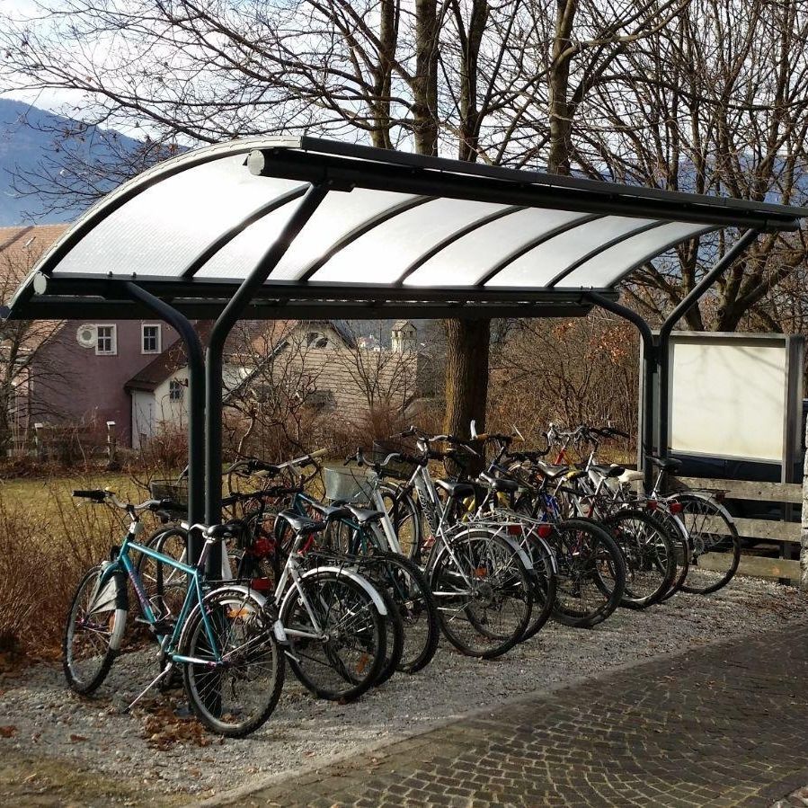 Polycarbonate canopy cycle shelter - VELA - Euroform K. Winkler GmbH ...