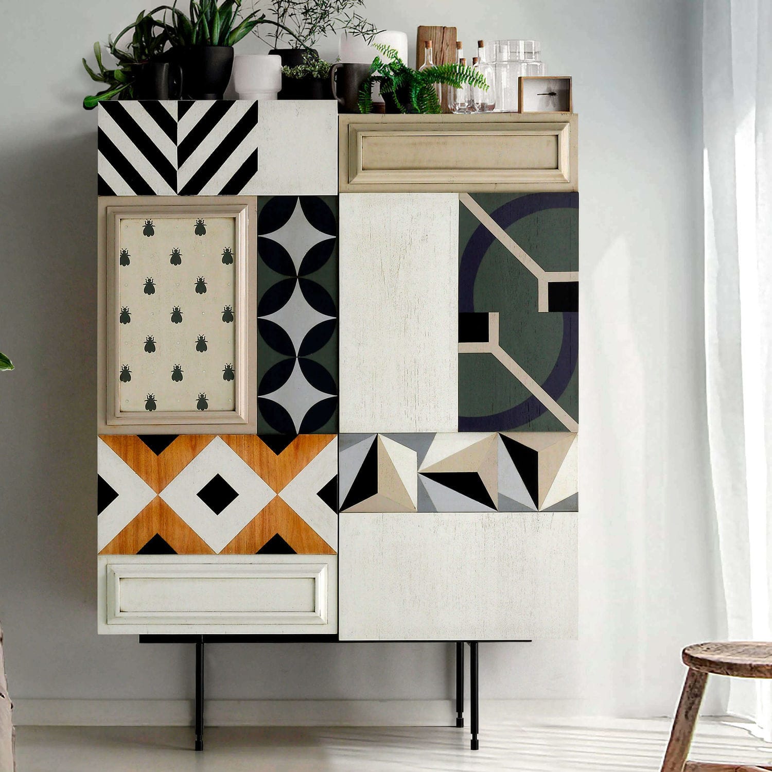 High sideboard - 2020 - LOLA GLAMOUR - contemporary / wooden / with drawers