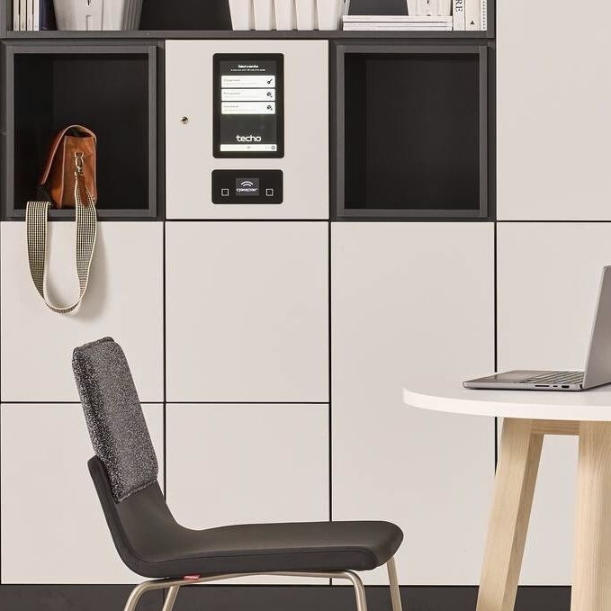 Wooden locker - TECHO HYLL - Ahrend - RFID / for office / storage