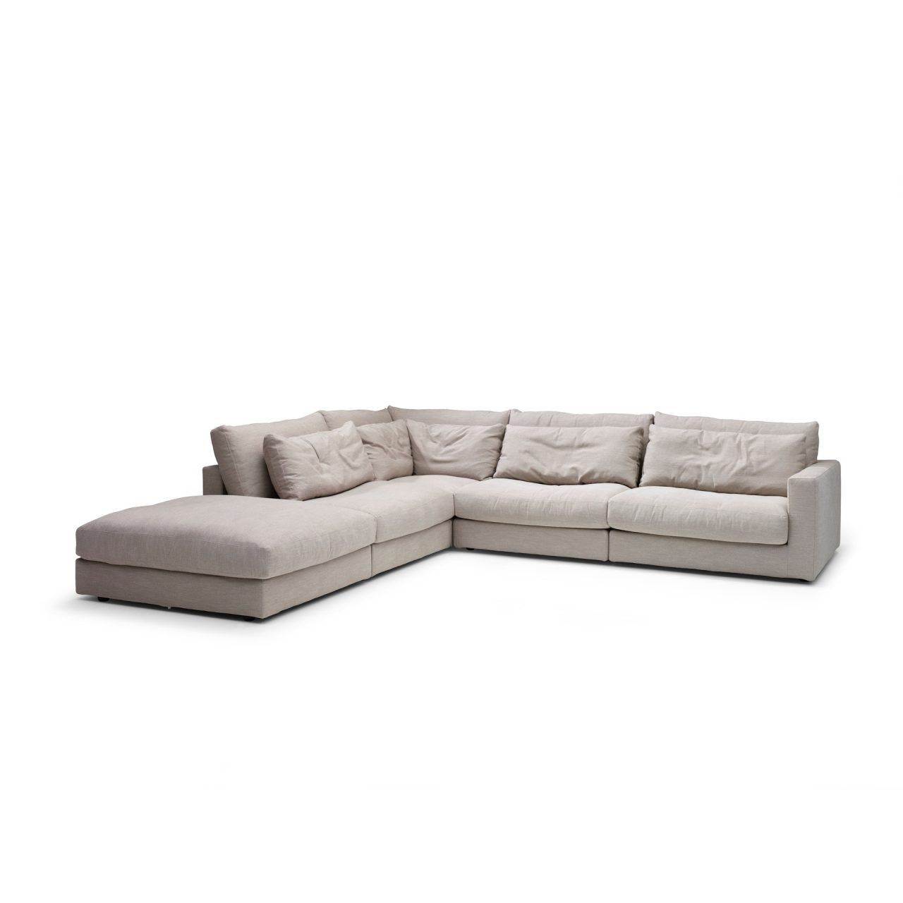 Modular sofa - MAURO - Linteloo - corner / contemporary / fabric