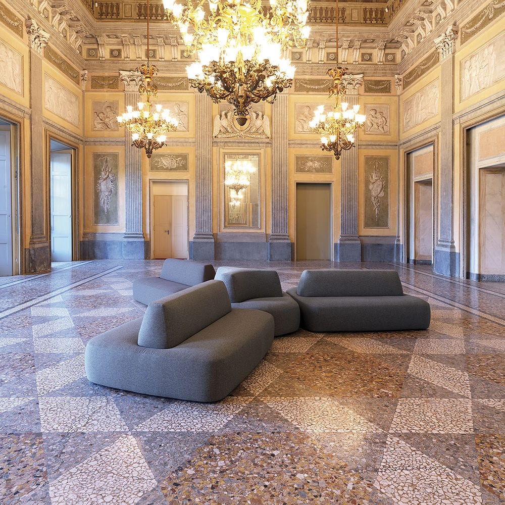 Acoustic upholstered bench - NAPWORK - Caimi Brevetti SpA - modular ...