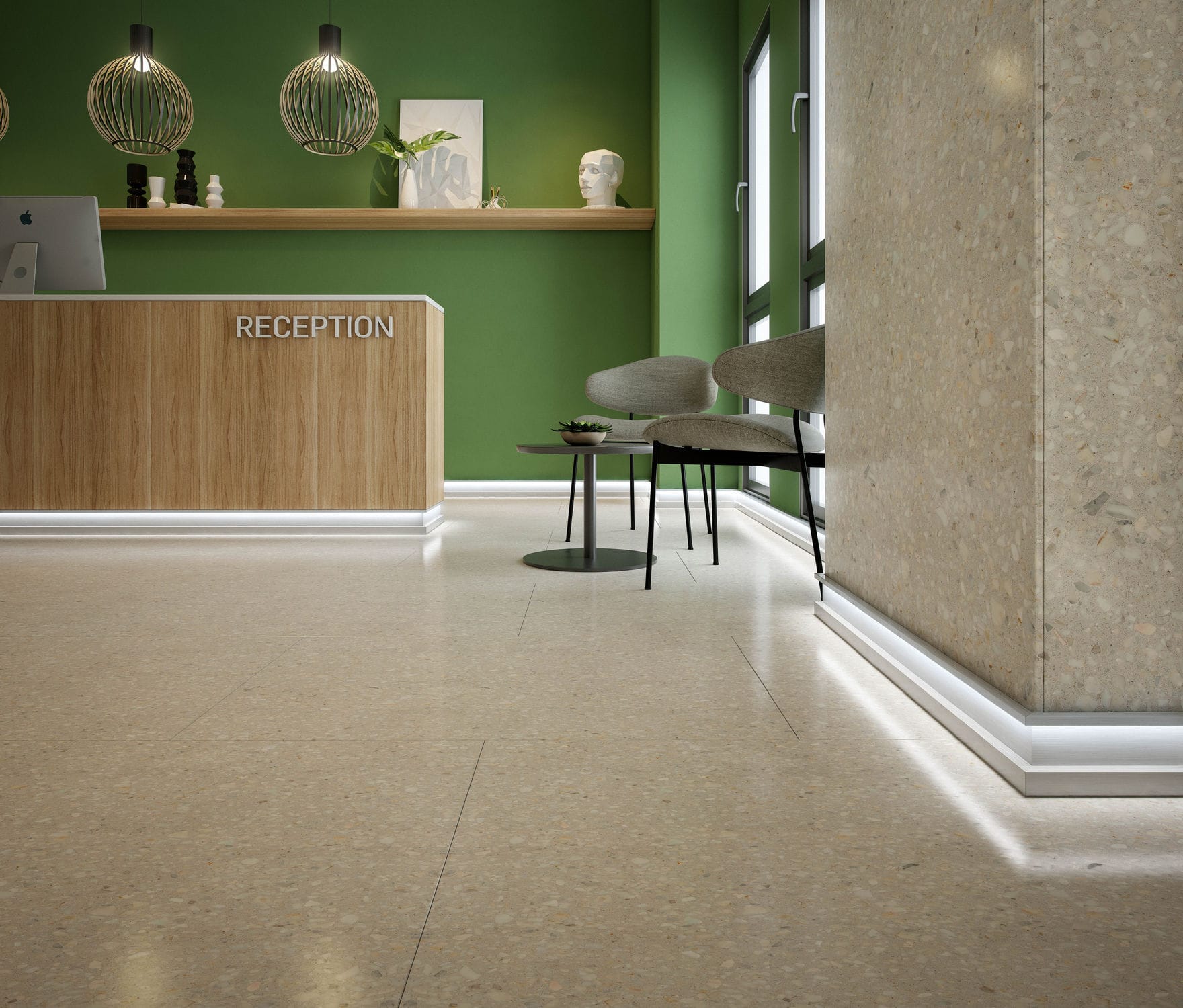 Aluminum baseboard - NOVORODAPIE ECLIPSE® SP - EMAC - for electrical ...