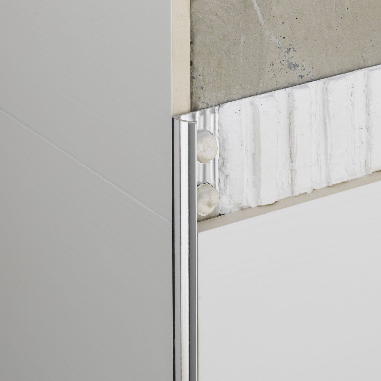 Aluminum edge trim - NOVOCANTO® ALUMINUM - EMAC - for tile / outside corner