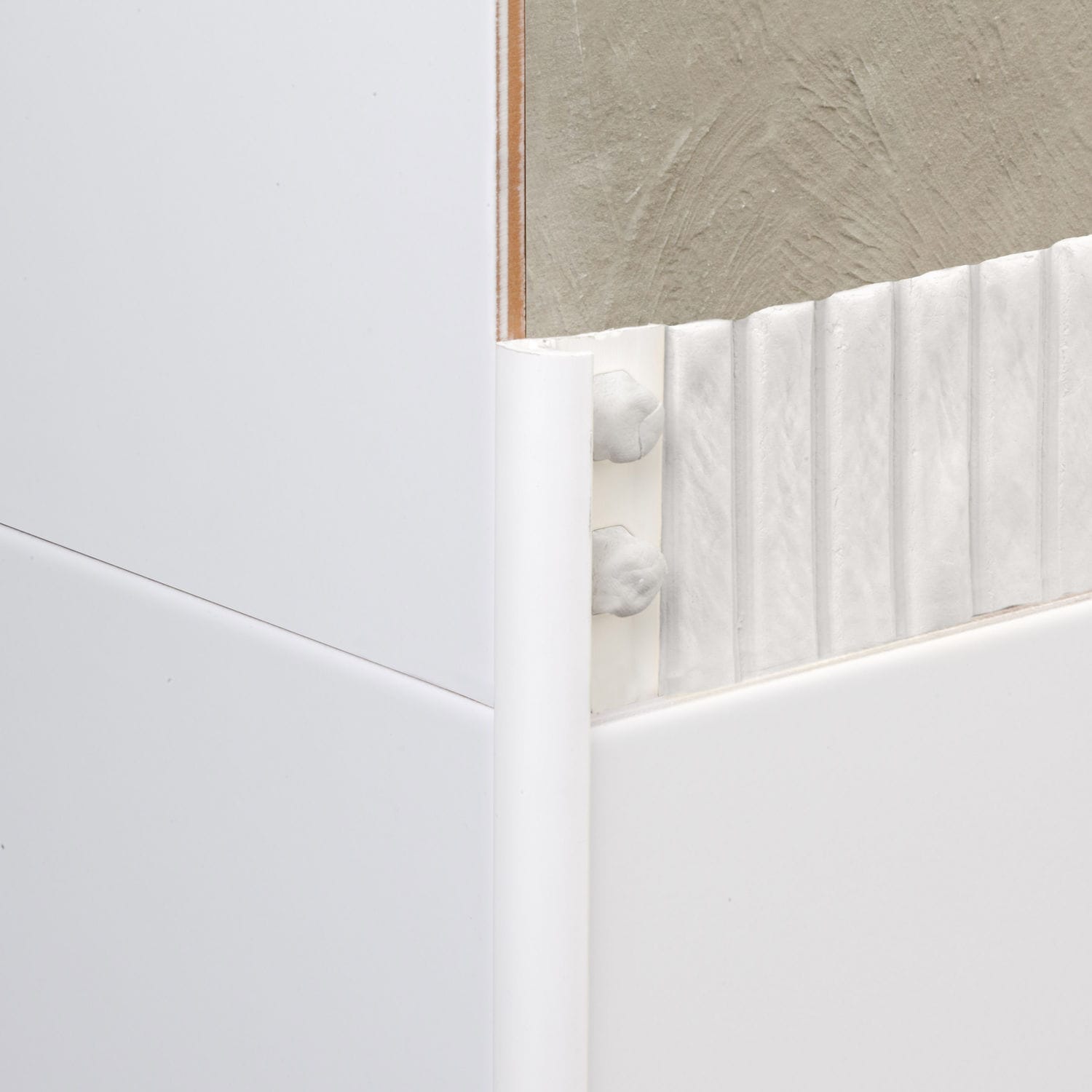 PVC edge trim - NOVOCANTO® PVC - EMAC - for tile / outside corner ...