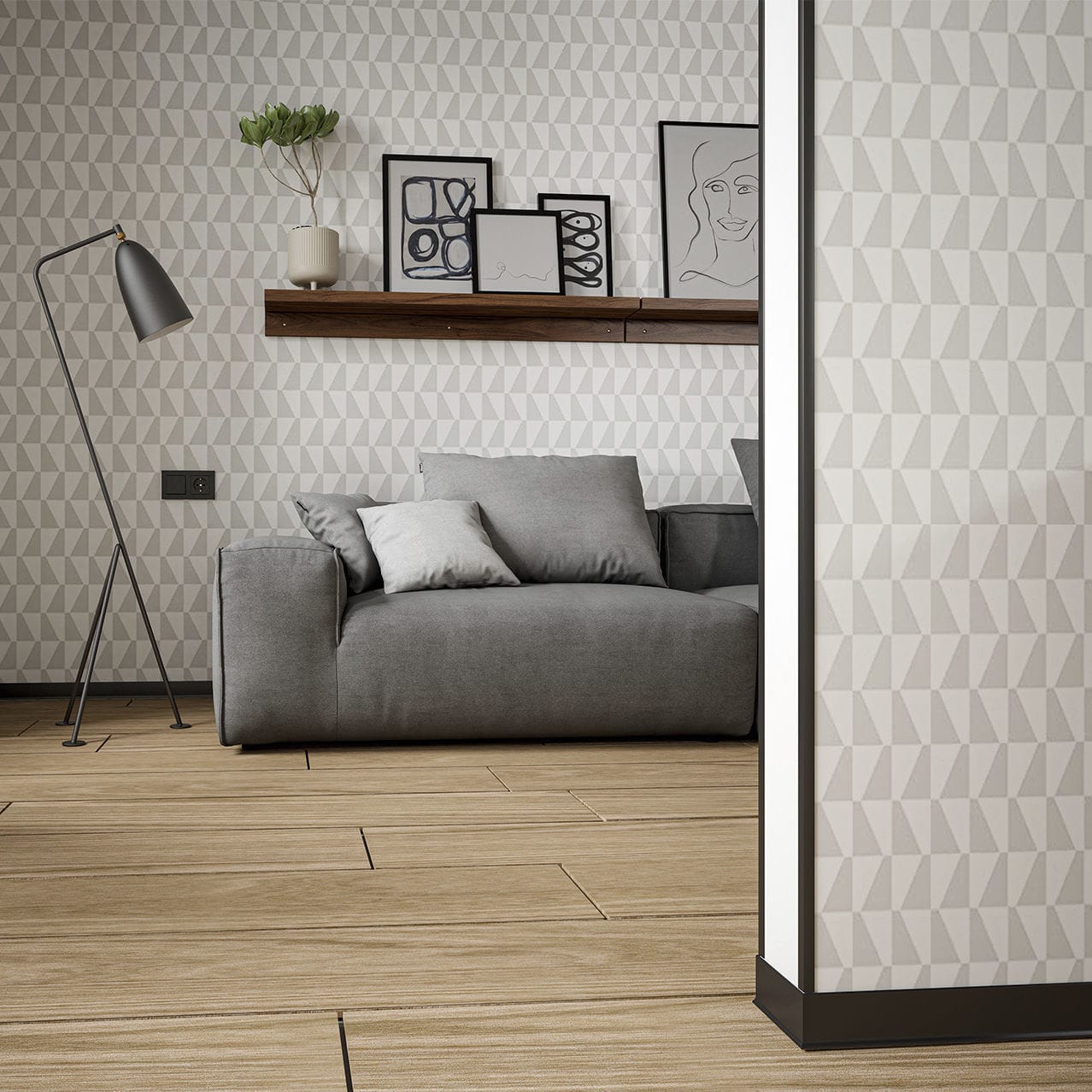 Corner edge trim - Novoescuadra MINI - EMAC - aluminum / for tile ...