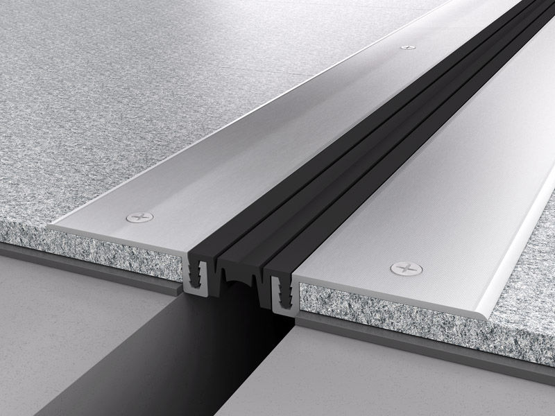 Aluminum expansion joint - NOVOJUNTA PRO® BASIC SP - EMAC - for flooring