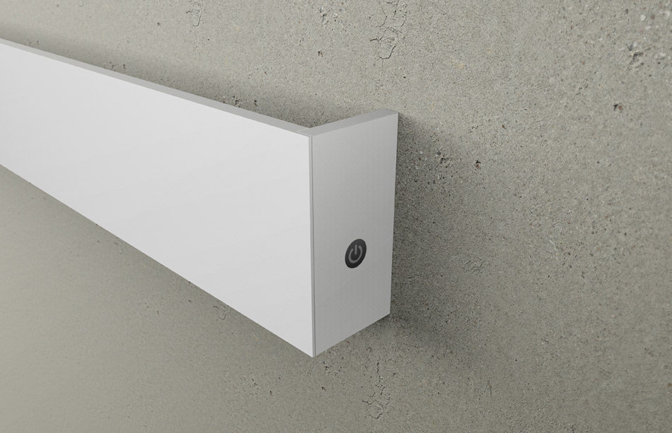 Electric towel radiator - TOWEL BAR - Ridea - contemporary / aluminum ...