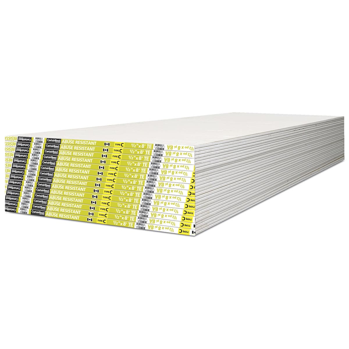 High-resistance plasterboard - TYPE C - Certain Teed - reinforced ...