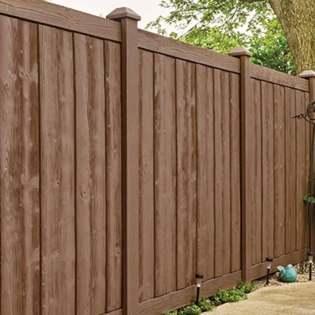 Fencing with panels - SHERWOOD™ - Certain Teed - garden / wooden / straight
