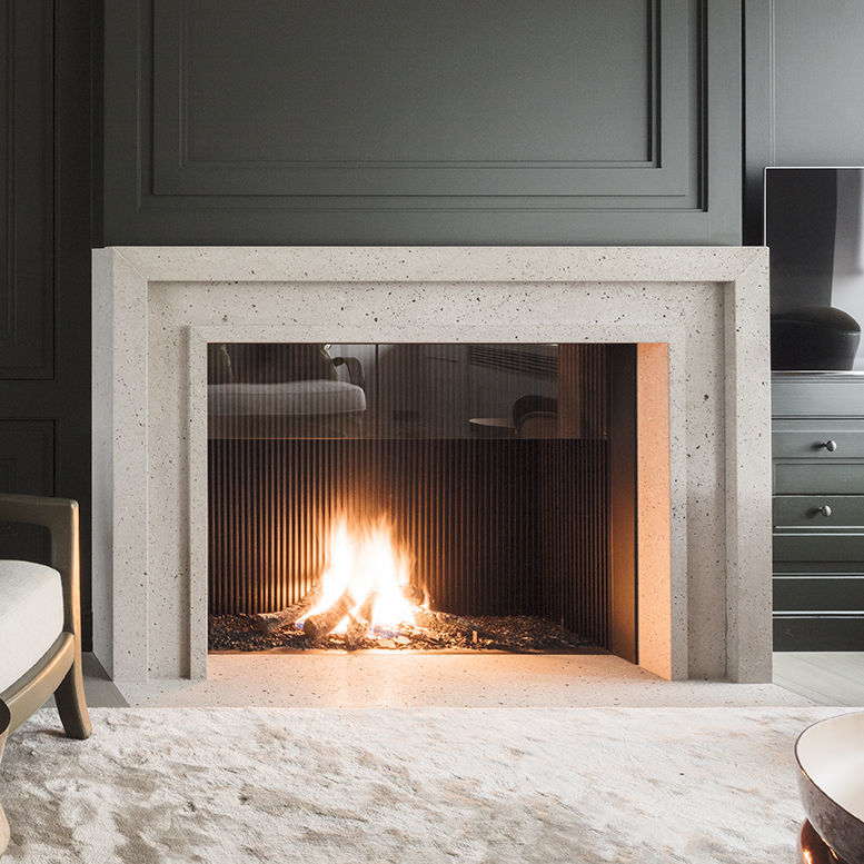 Gas fireplace - URBAN - Metalfire Architectural fireplaces - built-in ...