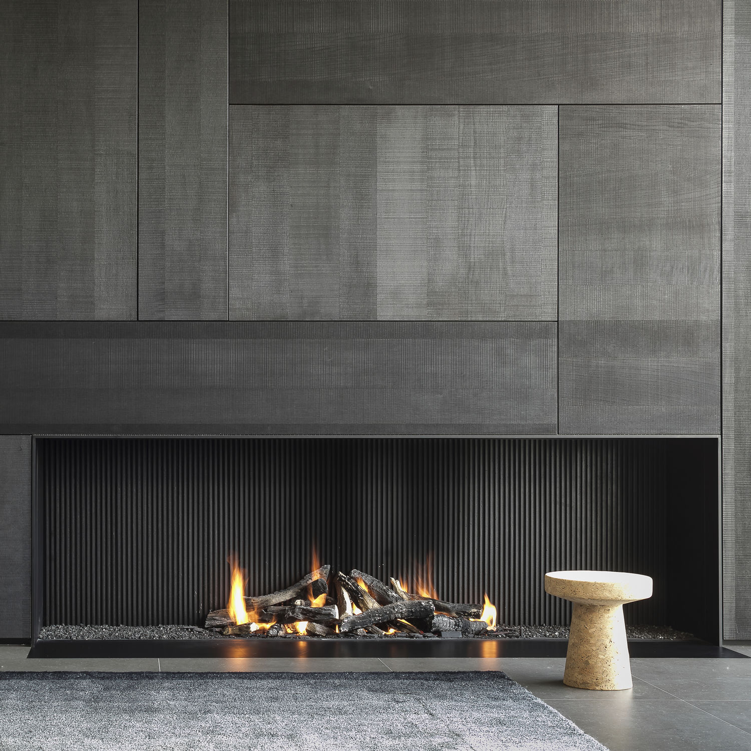 Gas fireplace - URBAN GAS 18 - Metalfire Architectural fireplaces ...