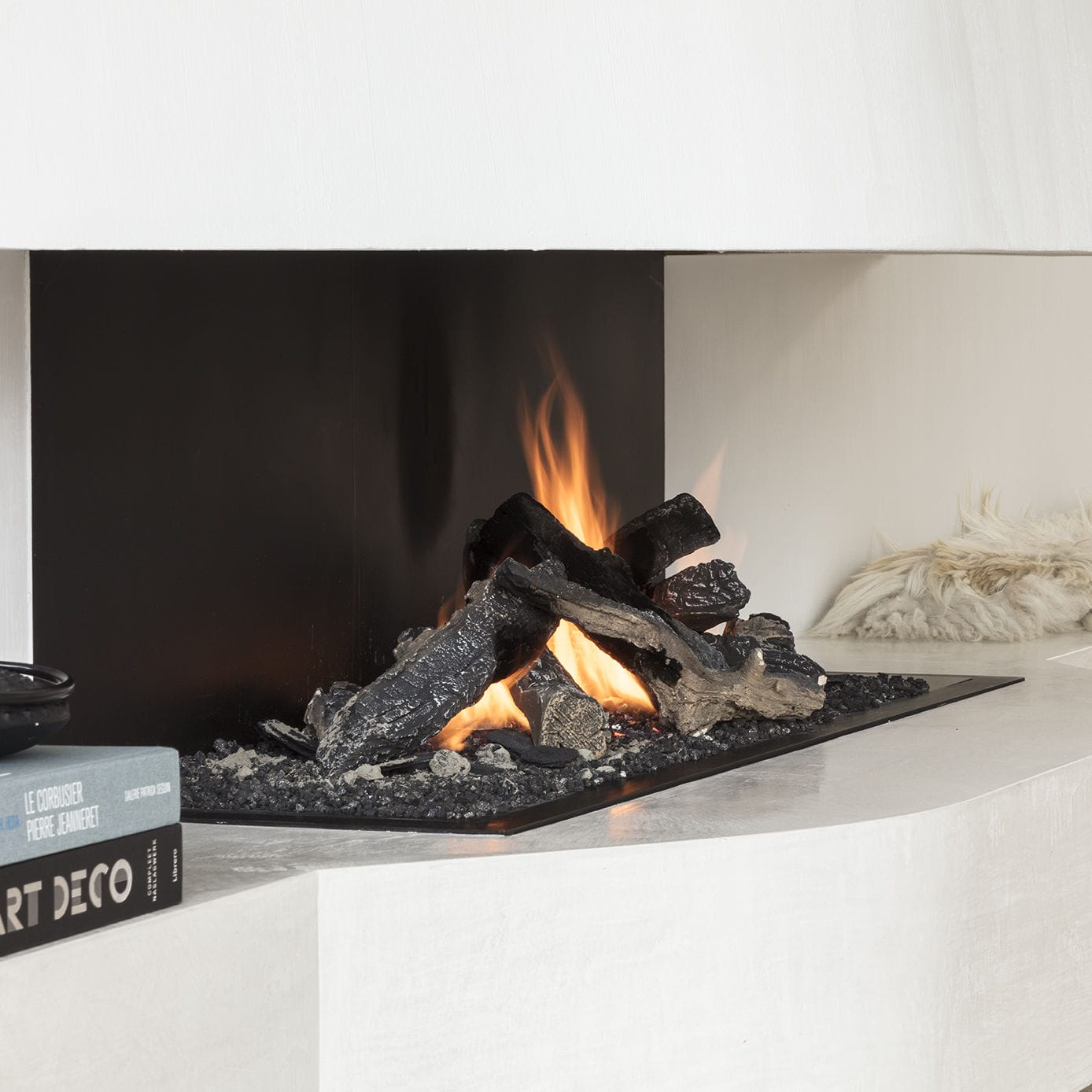 Gas fireplace - URBAN 5.3 - Metalfire Architectural fireplaces - built ...